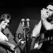 Judy Collins And Theodore Bikel Perform At The Newport Folk Festival In