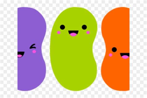 Jelly Beans Clipart Kawaii Illustration Full Size Png Clipart