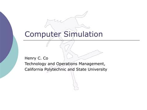 Ppt Computer Simulation Powerpoint Presentation Free Download Id 9721143