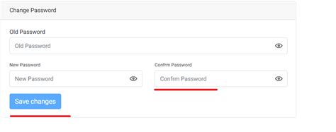 Spelling Mistake In Confirm Password And Button Lable Color Not Looking