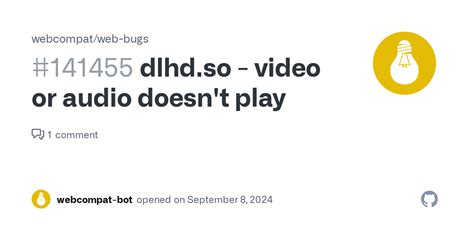 Dlhdso Video Or Audio Doesnt Play · Issue 141455 · Webcompatweb