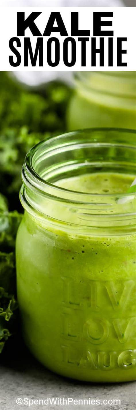 Kale Smoothie Spend With Pennies