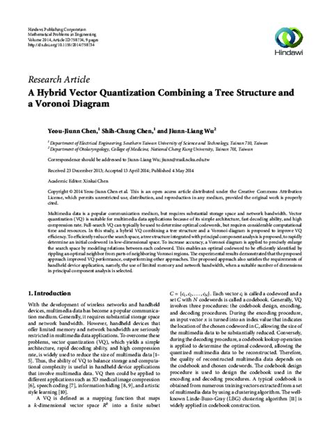 pdf a hybrid vector quantization combining a tree structure and a