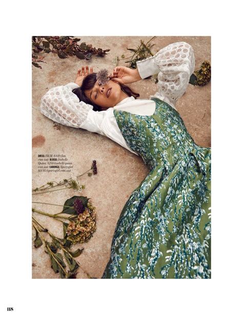 Helena Vestergaard Cosmopolitan Australia Floral Fashion Editorial