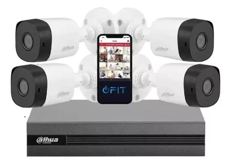 Cctv Kit Profesional Dahua Dvr ch Cam p hdd tb Color Blanco Cuotas sin interés