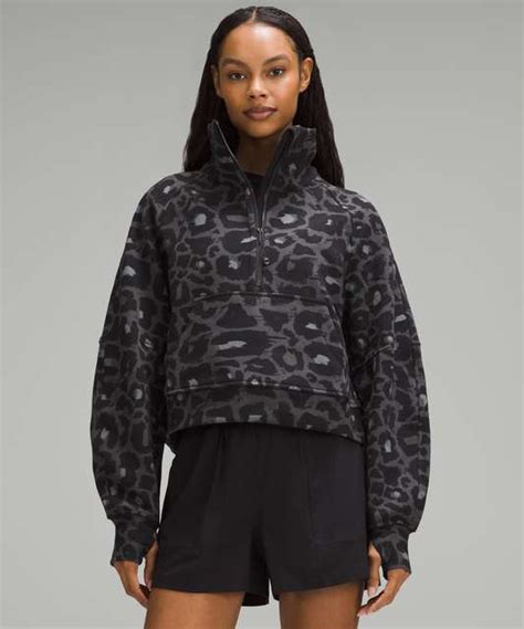 Lululemon Scuba Oversized Funnel Neck Half Zip Long Ripened