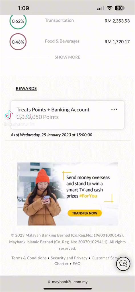 Tiktok Berguna On Twitter Cara Tebus Maybank Treat Points Kepada