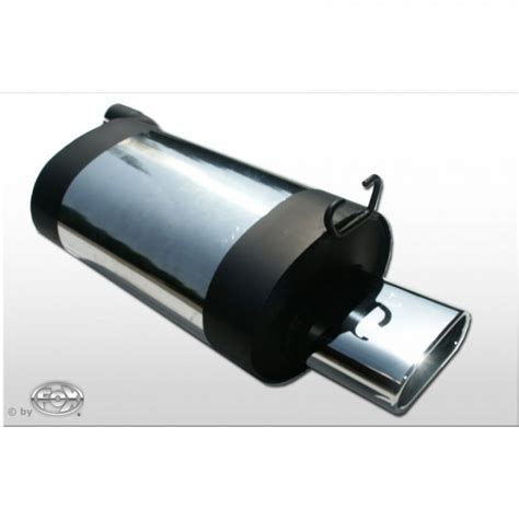 Silencieux Arrière Inox 1x160x80mm Type 53 Pour Mercedes Sl Type R129