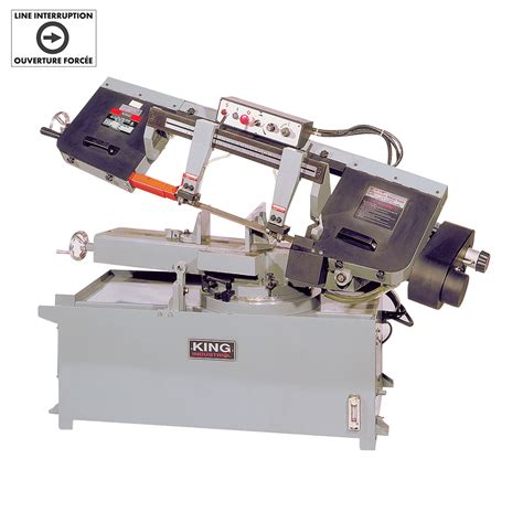 9 X 18 Metal Cutting Swivel Bandsaw 220 Volt King Canada Power Tools