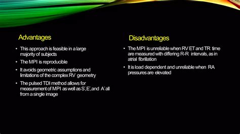 Echo Assesment Of Rv Function Ppt
