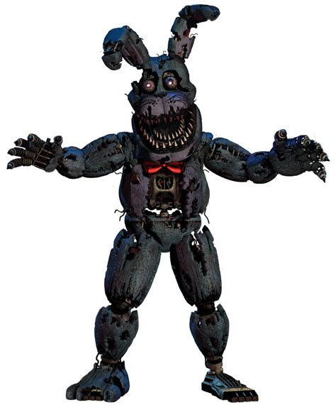 Fnaf 4 Nightmare Bonnie Full Body By Enderziom2004 On Deviantart Fnaf
