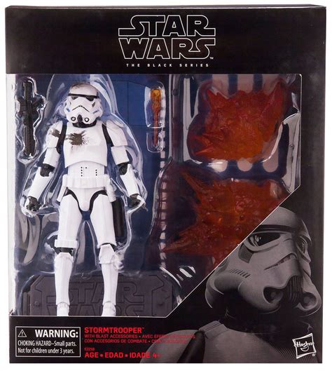 Star Wars Black Series Stormtrooper Action Figure With Blast