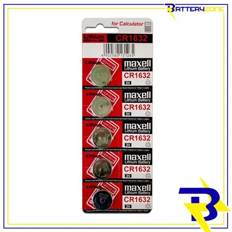 Maxell CR 1632 3V Lithium Button Cell Sold Per Pc CR1632 DL1632