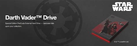 ฮาร์ดดิสก์ Seagate Firecuda Starwars Darth Vader ลายพิเศษสำหรับคุณ