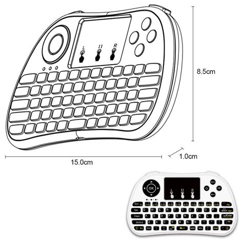 Signo Wireless Touchpad Keyboard รุ่น Kw 721 คีย์บอร์ด ไร้สาย