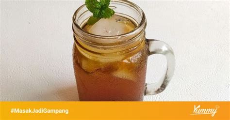 Resep Ginger Lemongrass Ice Tea Sederhana Rumahan Di Yummy App