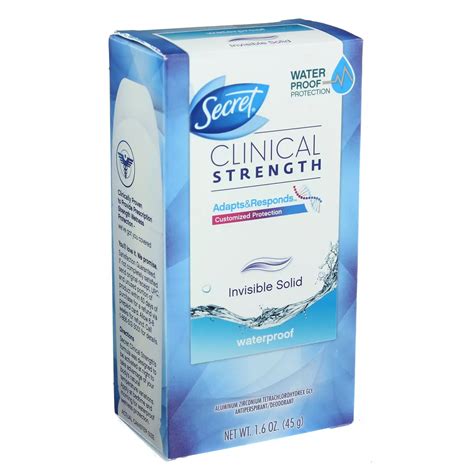 Secret Clinical Strength Invisible Solid Waterproof Deodorant Shop