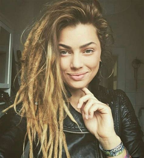 Half Dreads Partial Dreads Rasta Hair Pelo Rasta Dreadlocks Girl