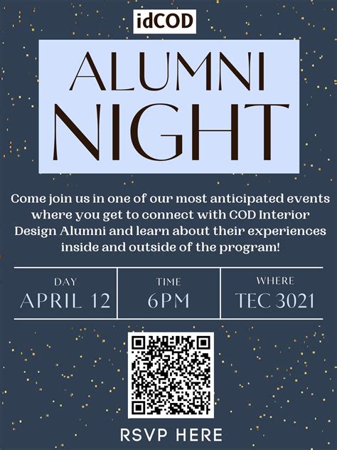 Alumni Night Event April 12 At 6 Pm Idcod