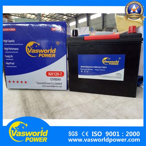 Flexible Super Power Starting Jis Mf 12v 120ah Auto Car Battery Mf
