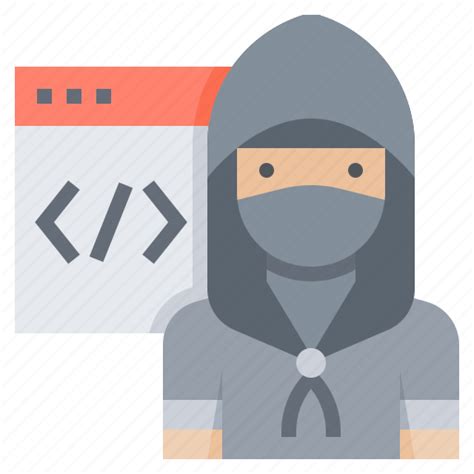 Data Hack Hacker Hat Steal Website Icon Download On Iconfinder