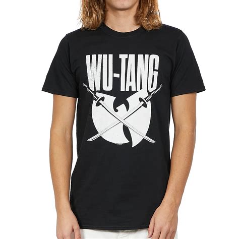Wu Tang Clan Katana T Shirt Black Hhv