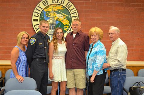 Red Bluff Polices Newest Sworn Officer Record Breaker At Butte Police
