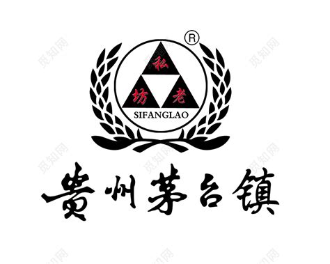 贵州茅台镇LOGO矢量素材艺术字免费下载 觅知网