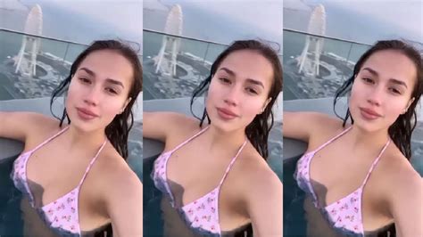 日焼けしたザギトワ ピンクの水着に羽織りで「すっぴんでも美しい」「ゴージャス」 Alinazagitova Youtube