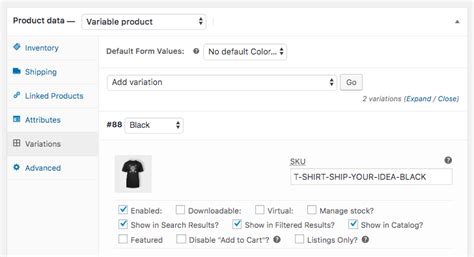 How To Use Variable Products And Product Variations In WooCommerce