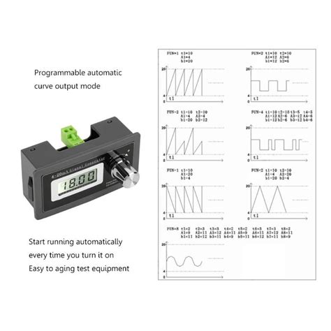 ♙2 Wire 4 20ma Current Loop Signal Generator Panel Mounted Current Transducer Shopee Thailand