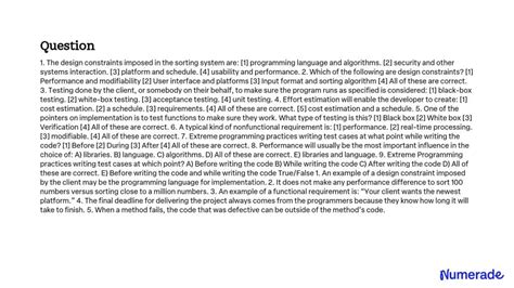 solved the design constraints imposed in the sorting system are [1