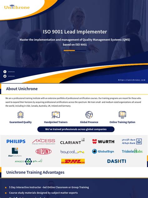Iso 9001 Lead Implementer Pdf Iso 9000 Quality Management System