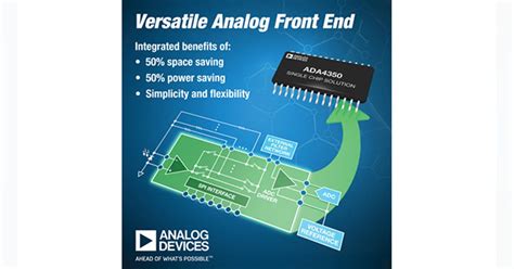 Integrated Analog Front End Simplifies Sensor Interfaces Electronic Design