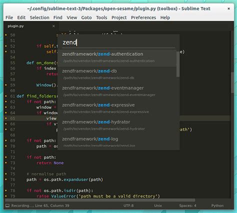 Richer Formatting Of Sublime Window Show Quick Panel Plugin