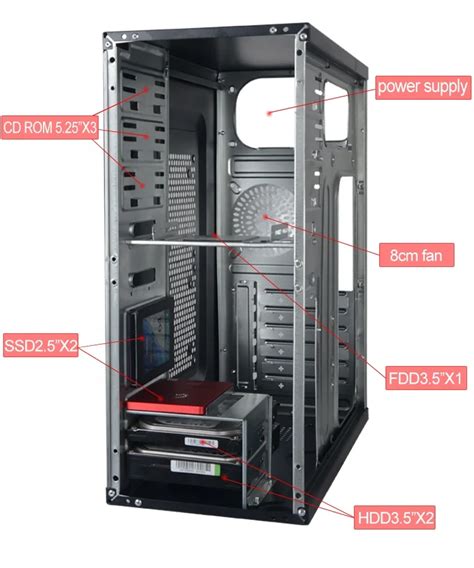 Micro Atx Itx Caso Con Usb Jack De Audio En El Panel Frontal Buy Caja