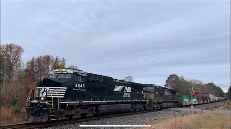 Ns 242 11 On The W Line Out Of Pacolet Sc With A Very Solid Train