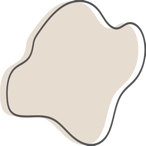 Set Of Abstract Organic Blob Shape Elements With Line 7188482 Vector