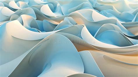 Overlapping Squares In Varying Shades Intermingled With Smooth Circular Forms Forming An