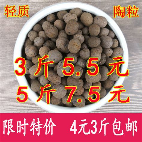 陶粒盆栽垫底透气陶粒多肉兰花发财树植物铺面铺底吸水保水陶粒球 虎窝淘