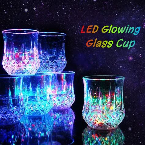 Creative Led Flashing Glowing Water Liquid Activated Light Up Wine
