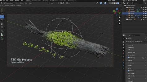 Plant Growth In Blender Geometry Nodes T3d Gn Presets Latest News Blender Artists Community
