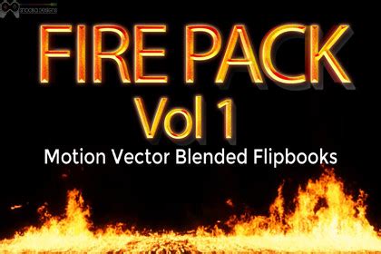 Snooba Designs Fire Pack Vol 1 Motion Vector Blended Flipbooks