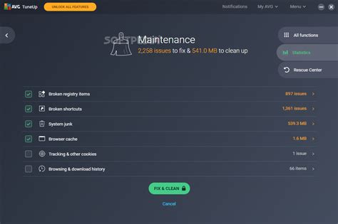Avg Pc Tuneup Download Free Windows 24 4 Build 17452 Softpedia