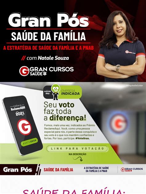 Gran Pós Saúde Da Família A Estratégia De Saúde Da Família E A Pnab