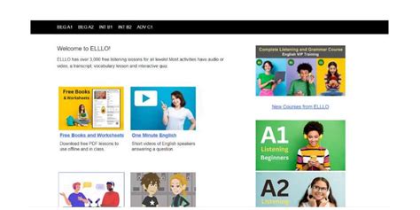 Elllo English Listening Lesson Library Online Công Cụ Học Nghe Hiểu Tiếng Anh Hữu Ích