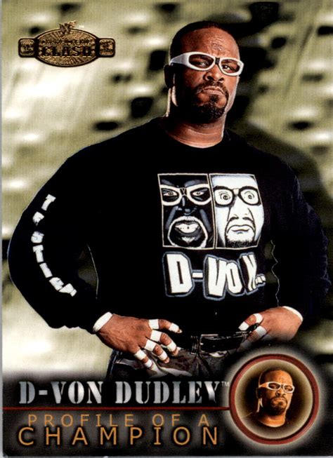 2001 Fleer Wwf Championship Clash 67 D Von Dudley Pc A8141 Nm Mt