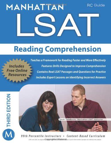 Manhattan Lsat Reading Comprehension Strategy Guide 3rd Edition Manhattan Lsat