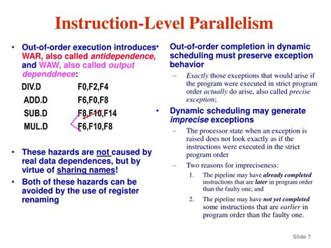 Ppt Instruction Level Parallelism Powerpoint Presentation Free