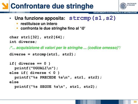 Ppt Array Matrici E Stringhe Powerpoint Presentation Free Download